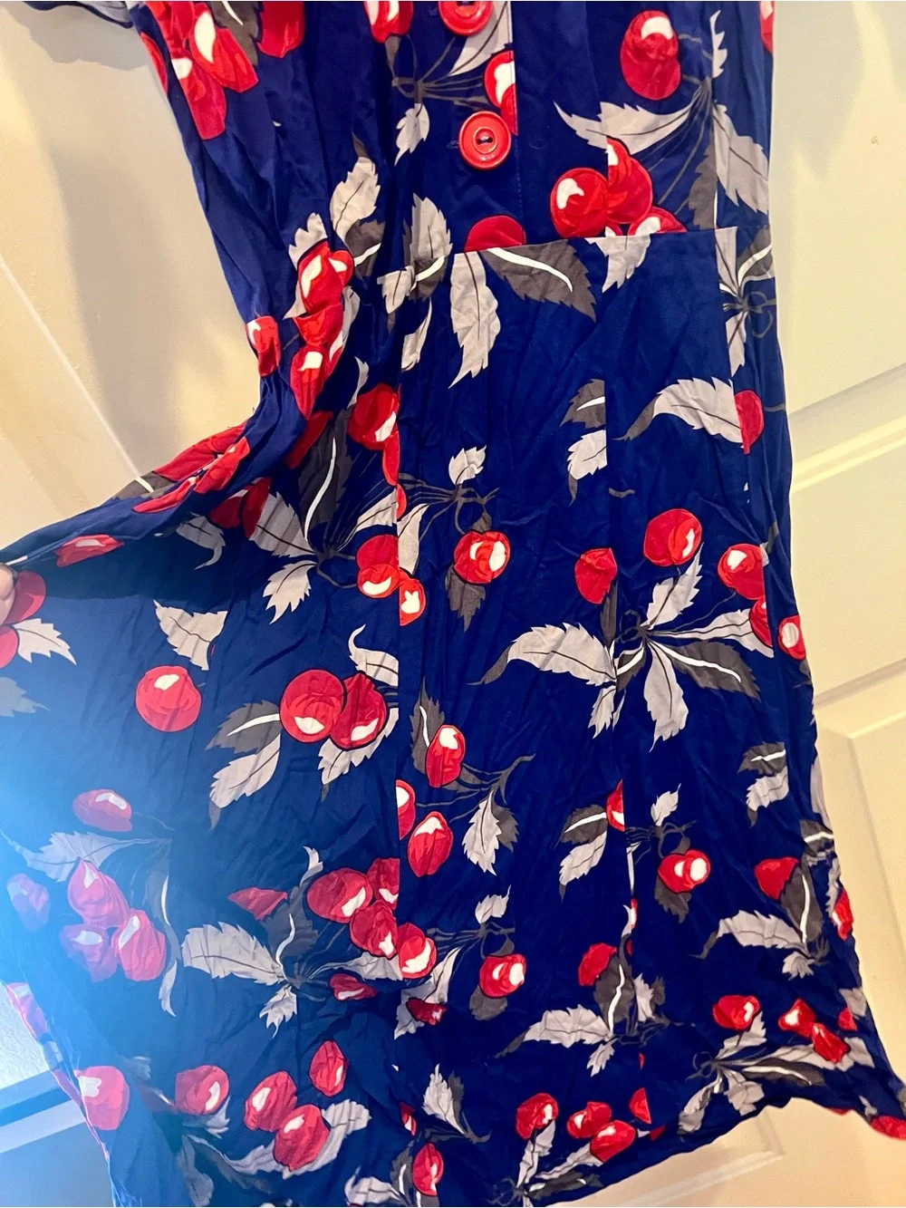 Trashy Diva | Dresses | Trashy Diva Blue Dress With Red And White ...